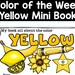 Colors of the Week: Yellow Mini Book for Early Readers - Etsy