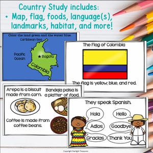 Colombia Mini Book for Early Readers - A Country Study Colombia ...