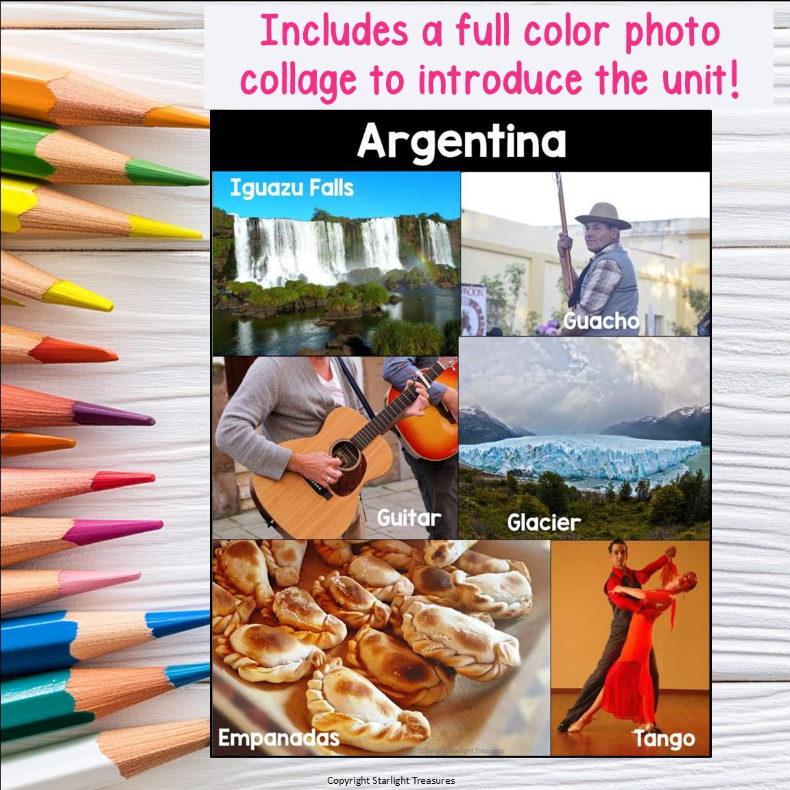 Argentina Mini Book for Early Readers - A Country Study - Etsy