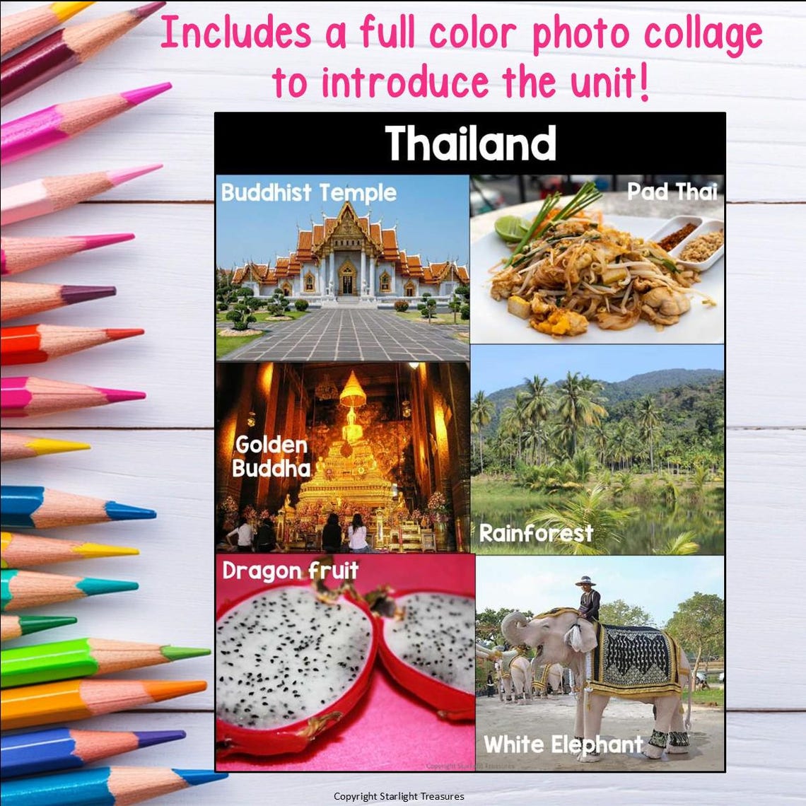 Thailand Mini Book: Early Readers Country Study (digital Download) - Etsy