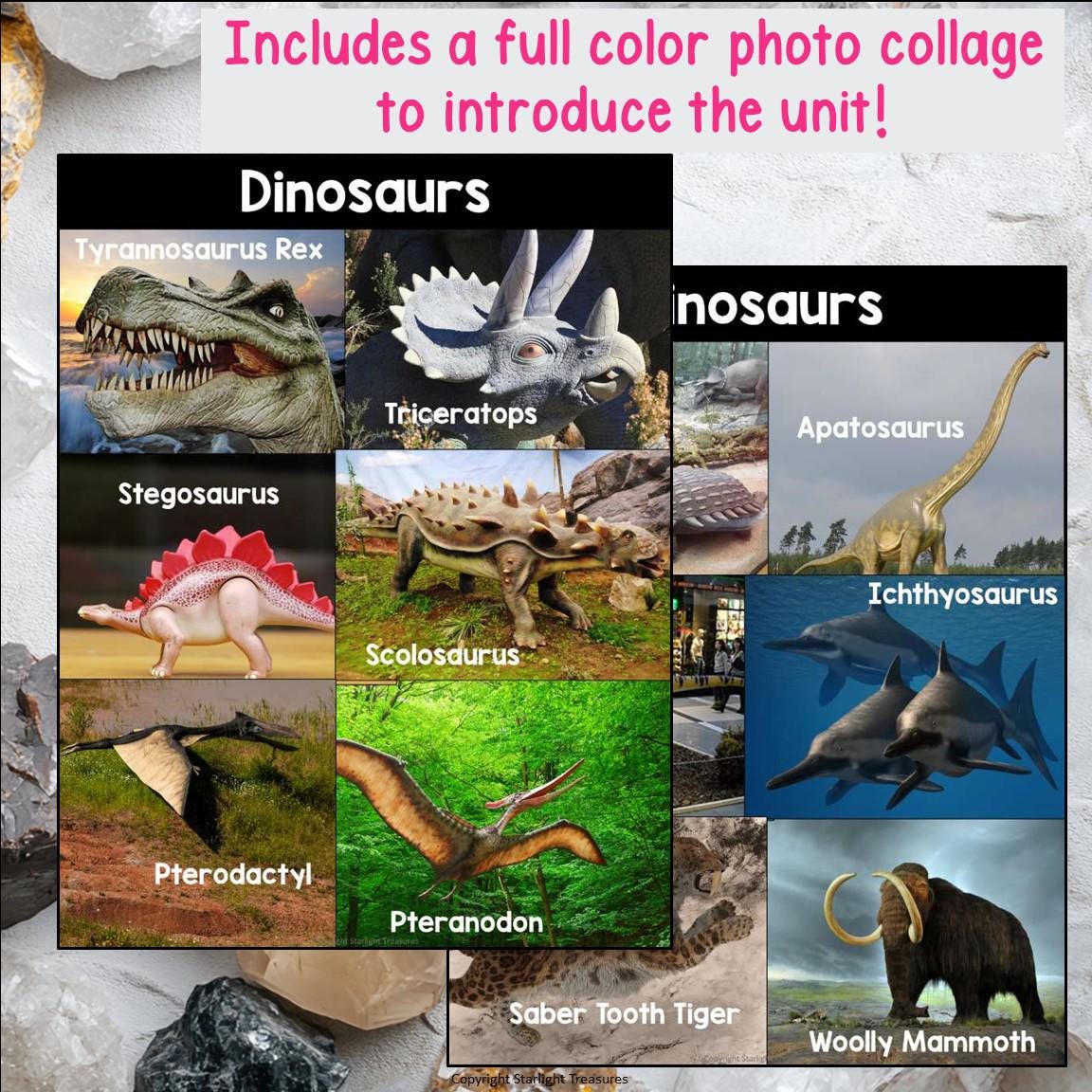Dinosaurs Mini Book: Early Readers, Pre-k - 1st Grade (digital Download ...
