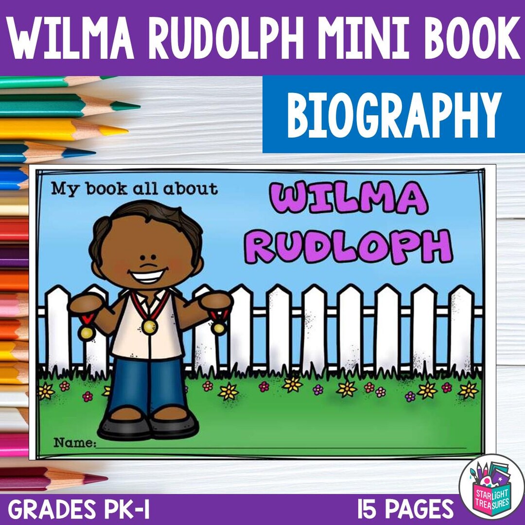 Wilma Rudolph Mini Book for Early Readers: Women's History Month ...