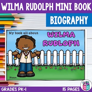 Wilma Rudolph Mini Book for Early Readers: Women's History Month ...