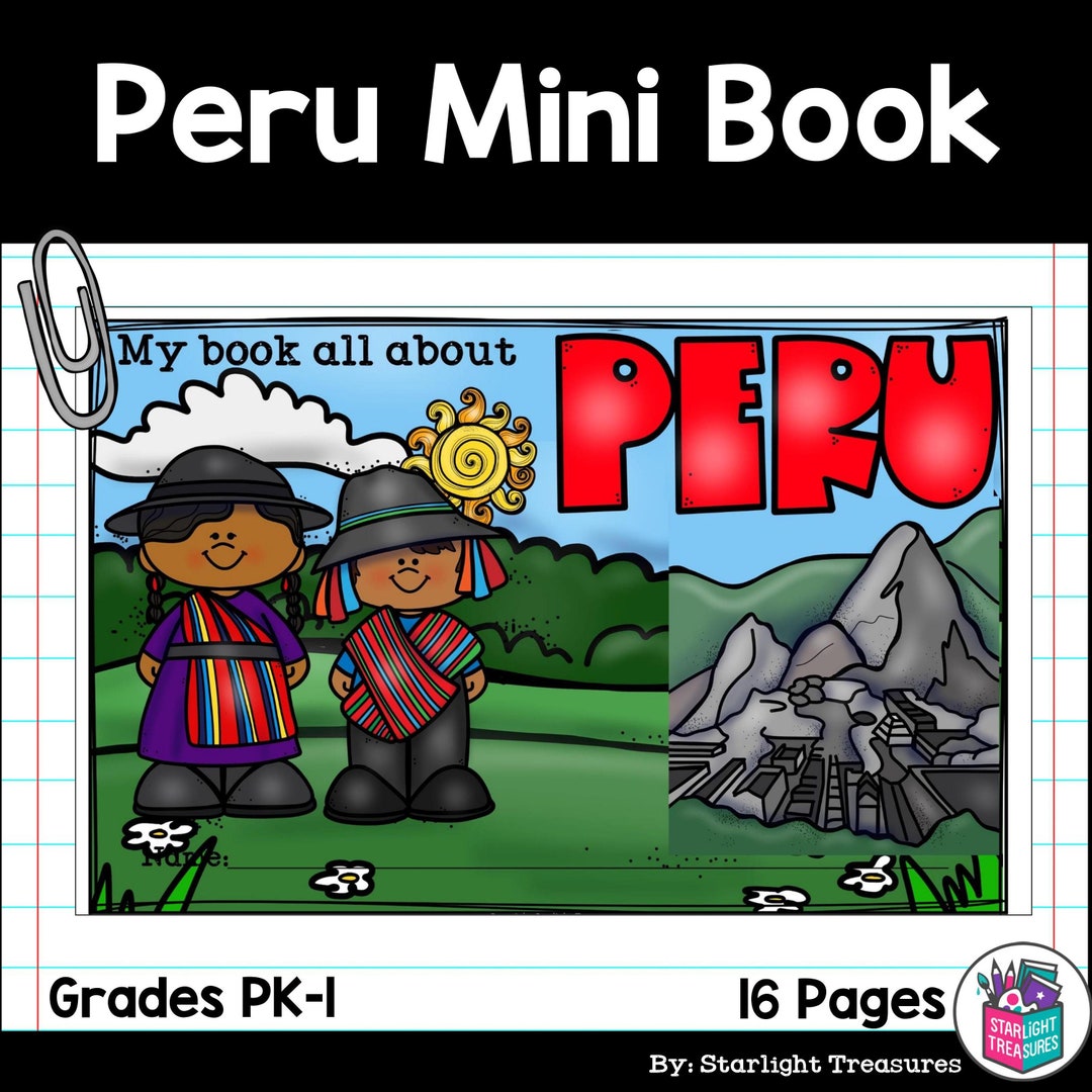 Peru Mini Book for Early Readers A Country Study - Etsy