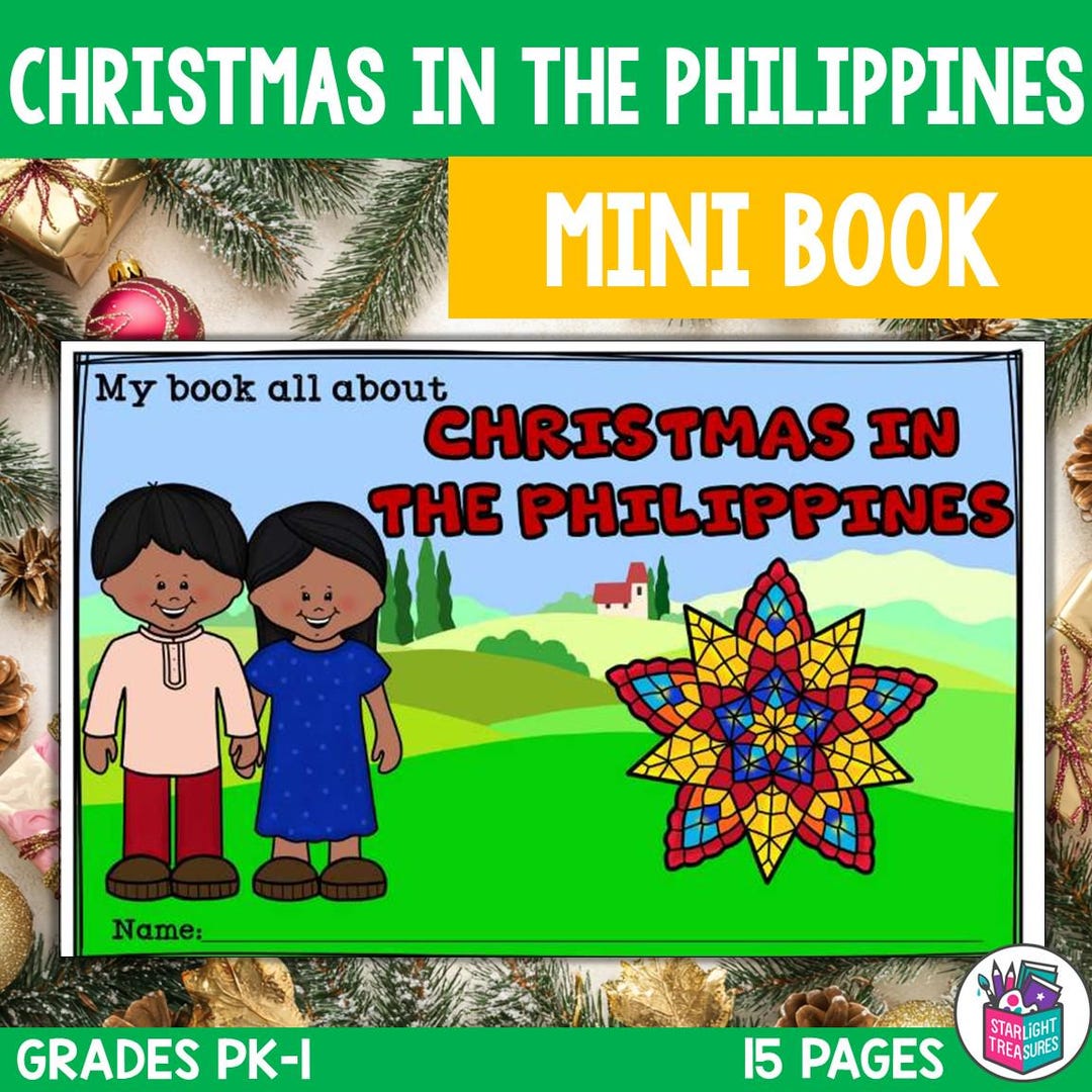 Christmas in the Philippines Mini Book: Early Reader Activities ...