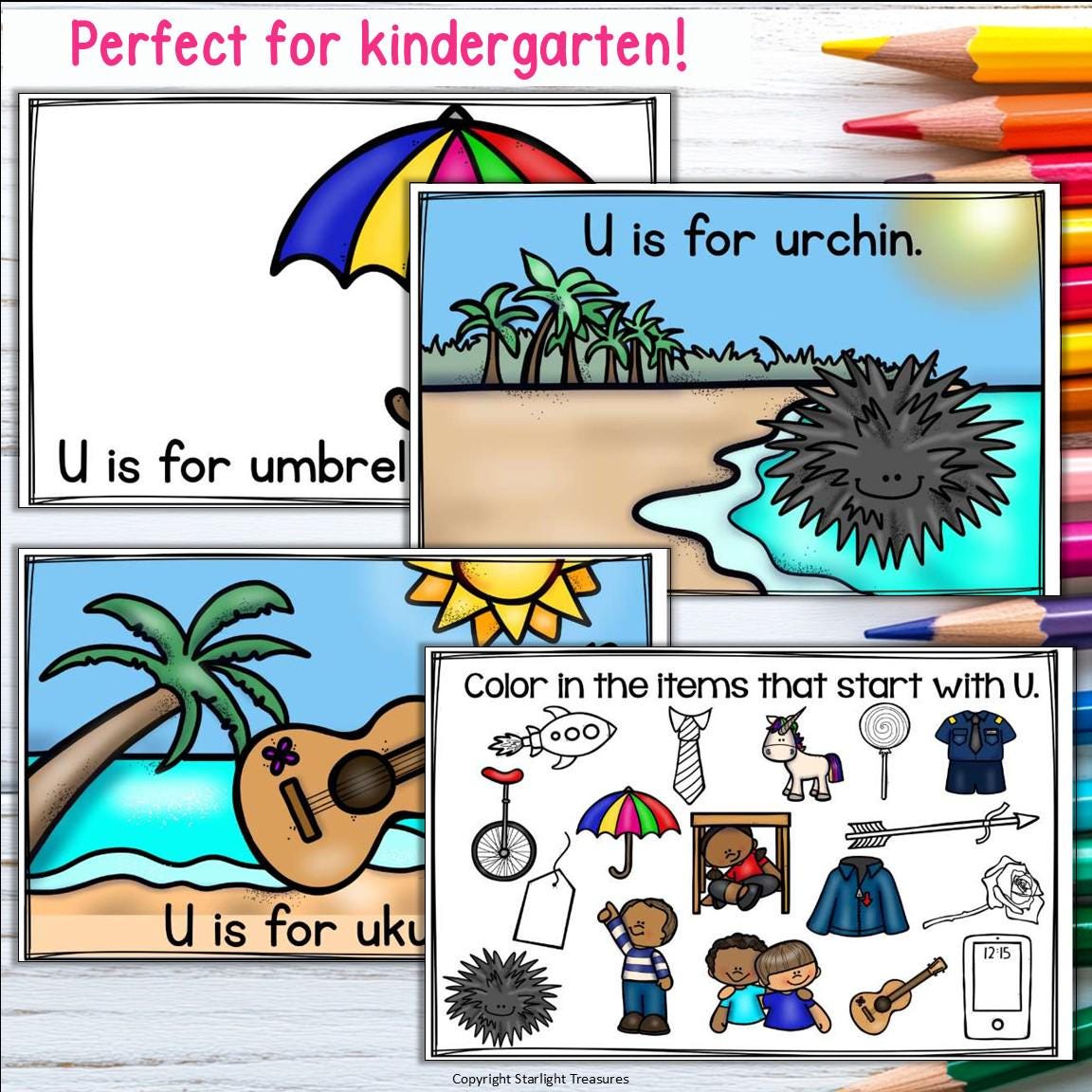Letter U Mini Book: Alphabet Learning Activity (digital Download) - Etsy