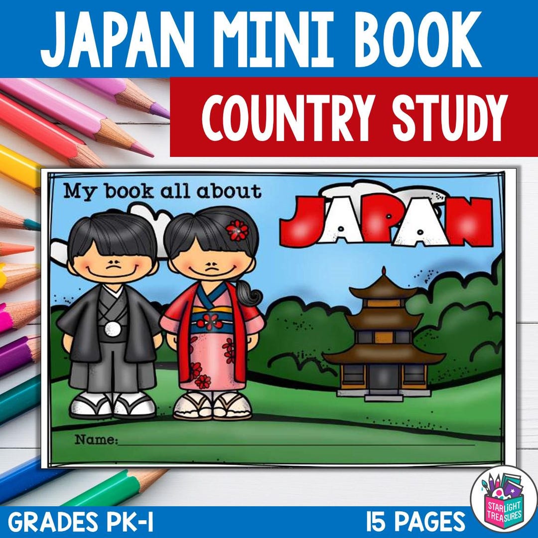 Japan Mini Book: Country Study Activity for Early Readers (digital ...