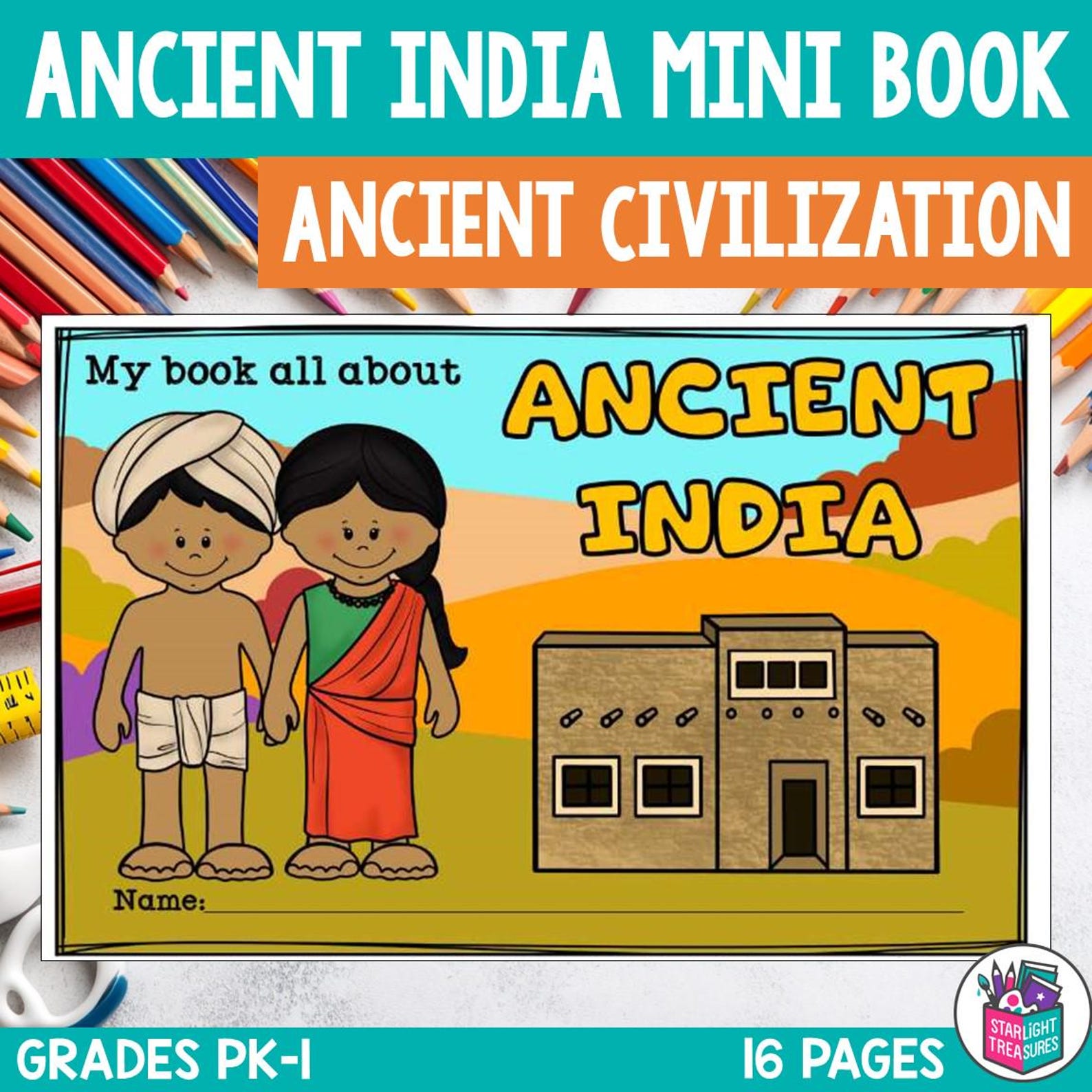 Ancient India Mini Book for Early Readers - Ancient Civilizations ...