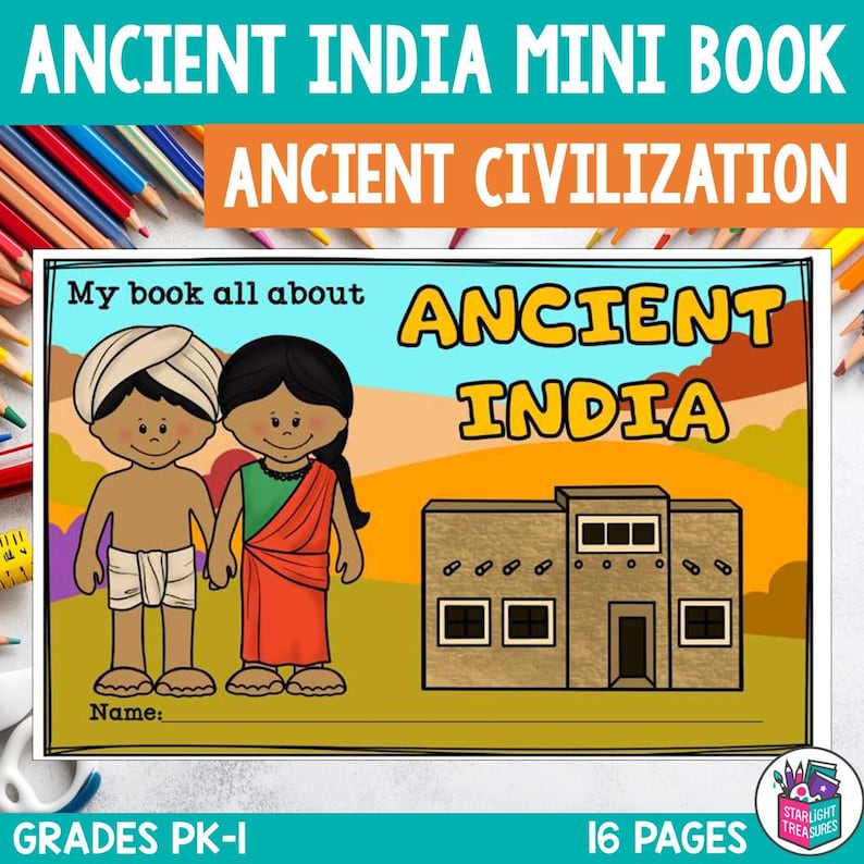 Ancient India Mini Book for Early Readers - Ancient Civilizations ...