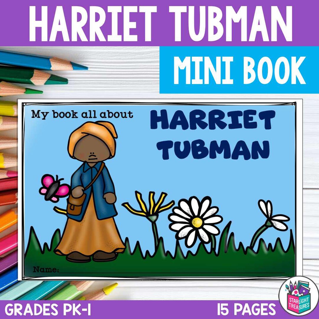 Harriet Tubman Mini Book for Early Readers: Black History Month ...
