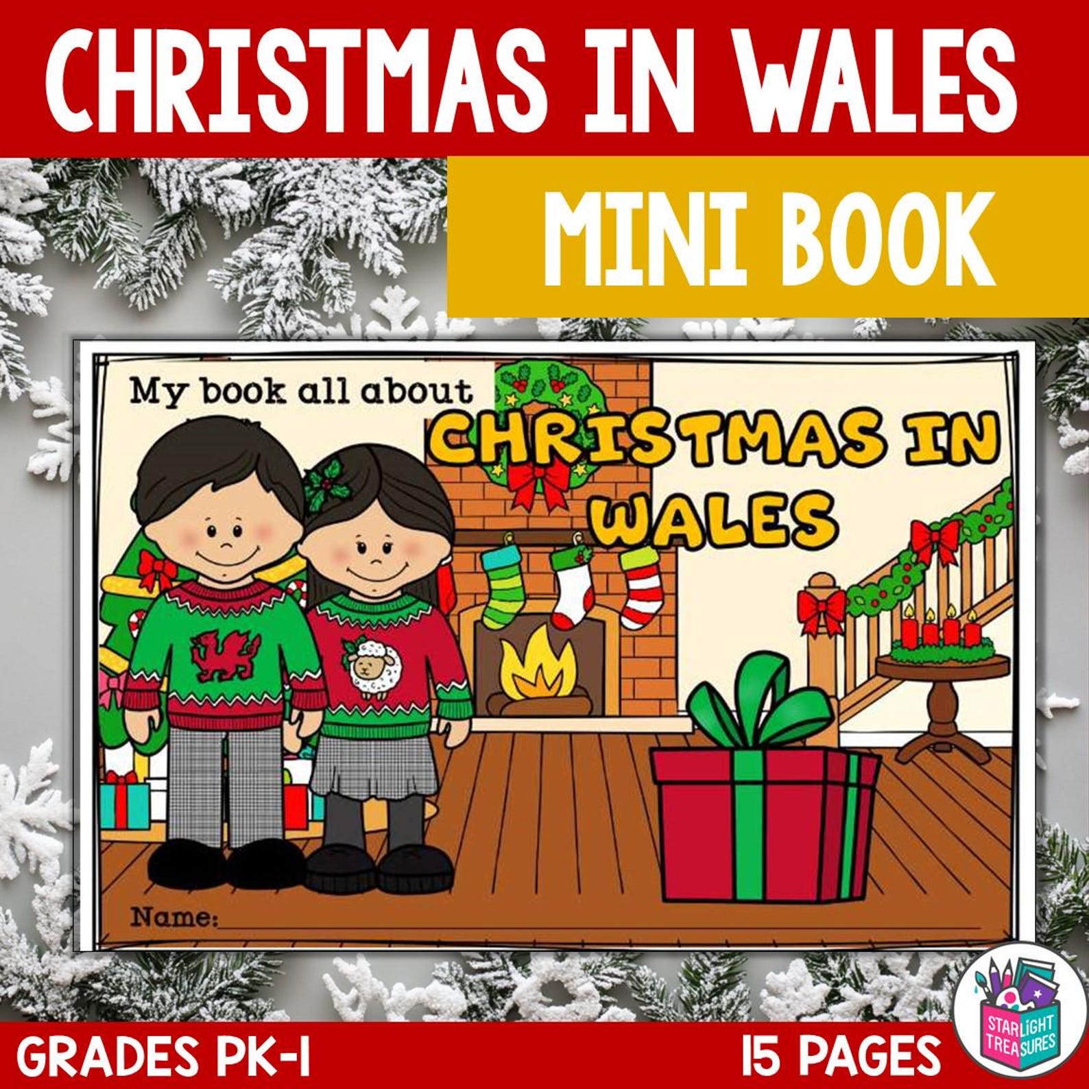 Christmas in Wales Mini Book for Early Readers - Christmas Activities ...