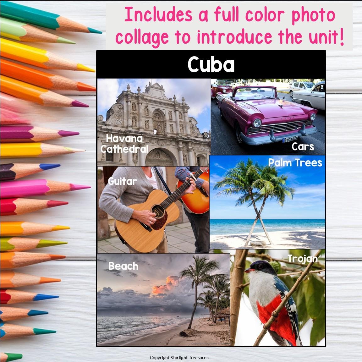 Cuba Mini Book for Early Readers - A Country Study (digital Download ...
