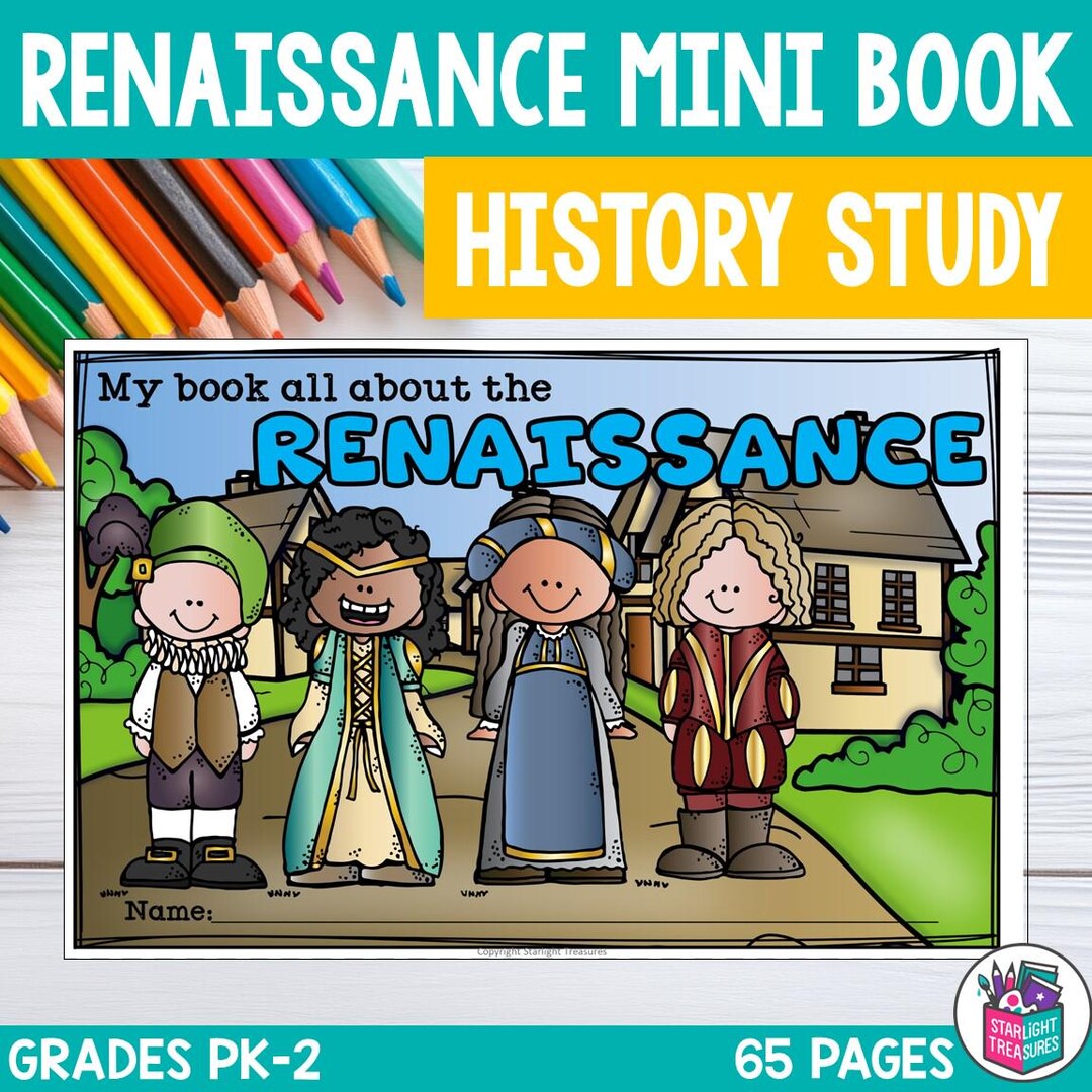 Renaissance Mini Book: Early Reader History Activity (digital Download ...
