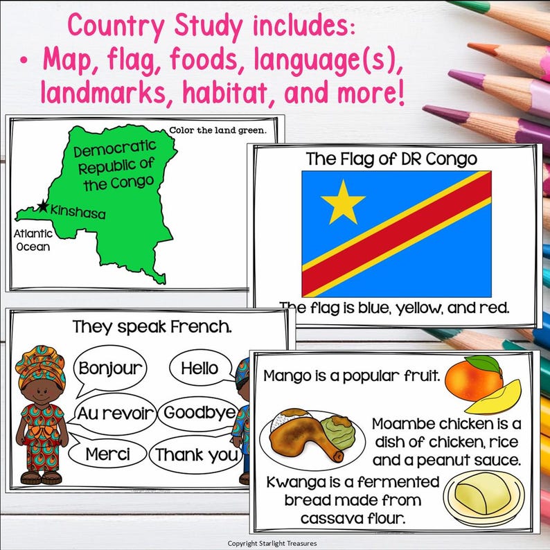 Democratic Republic of the Congo Mini Book for Early Readers - A ...