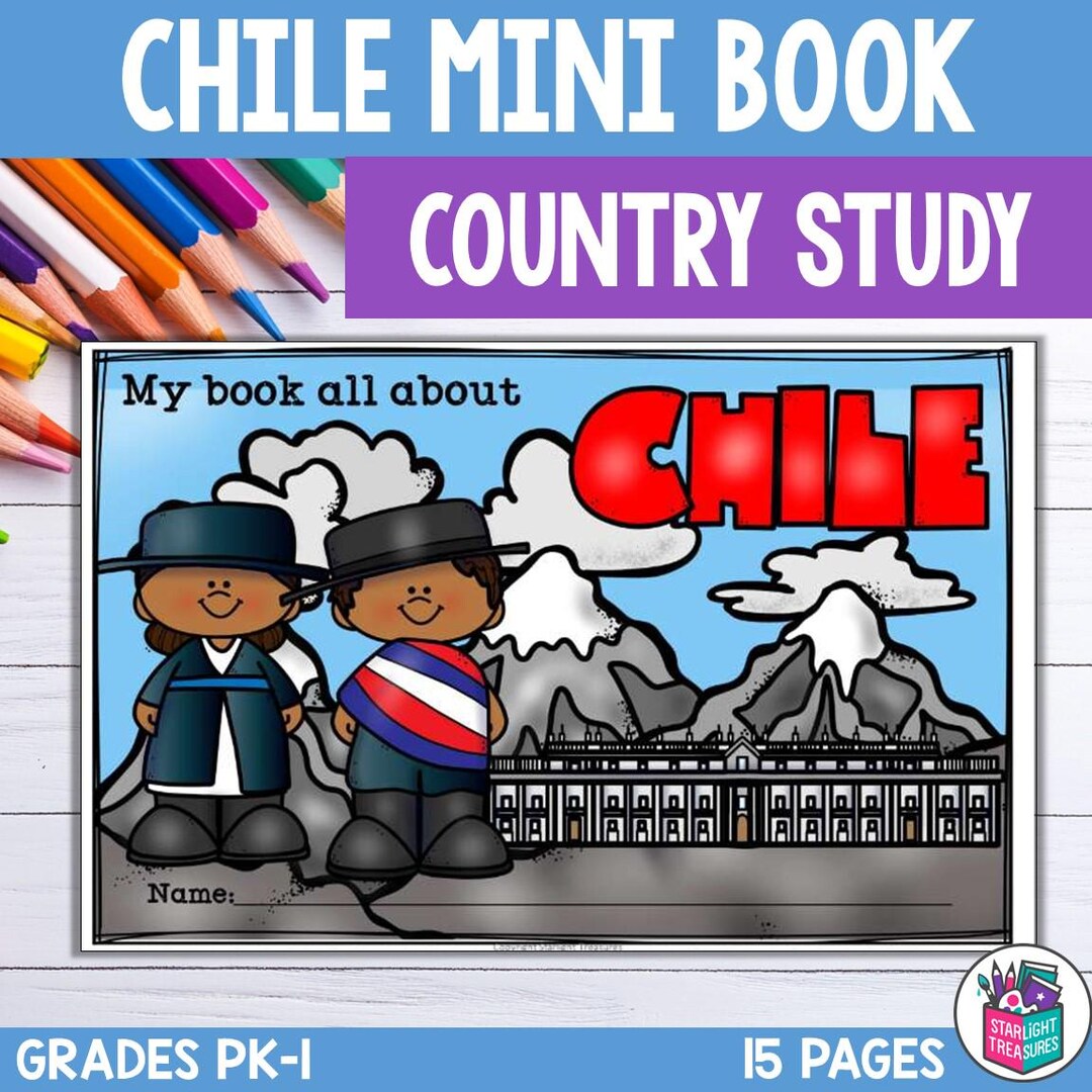 Chile Mini Book: Country Study Activity for Early Readers (digital ...