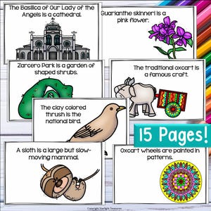 Costa Rica Mini Book: Country Study for Early Readers (digital Download ...