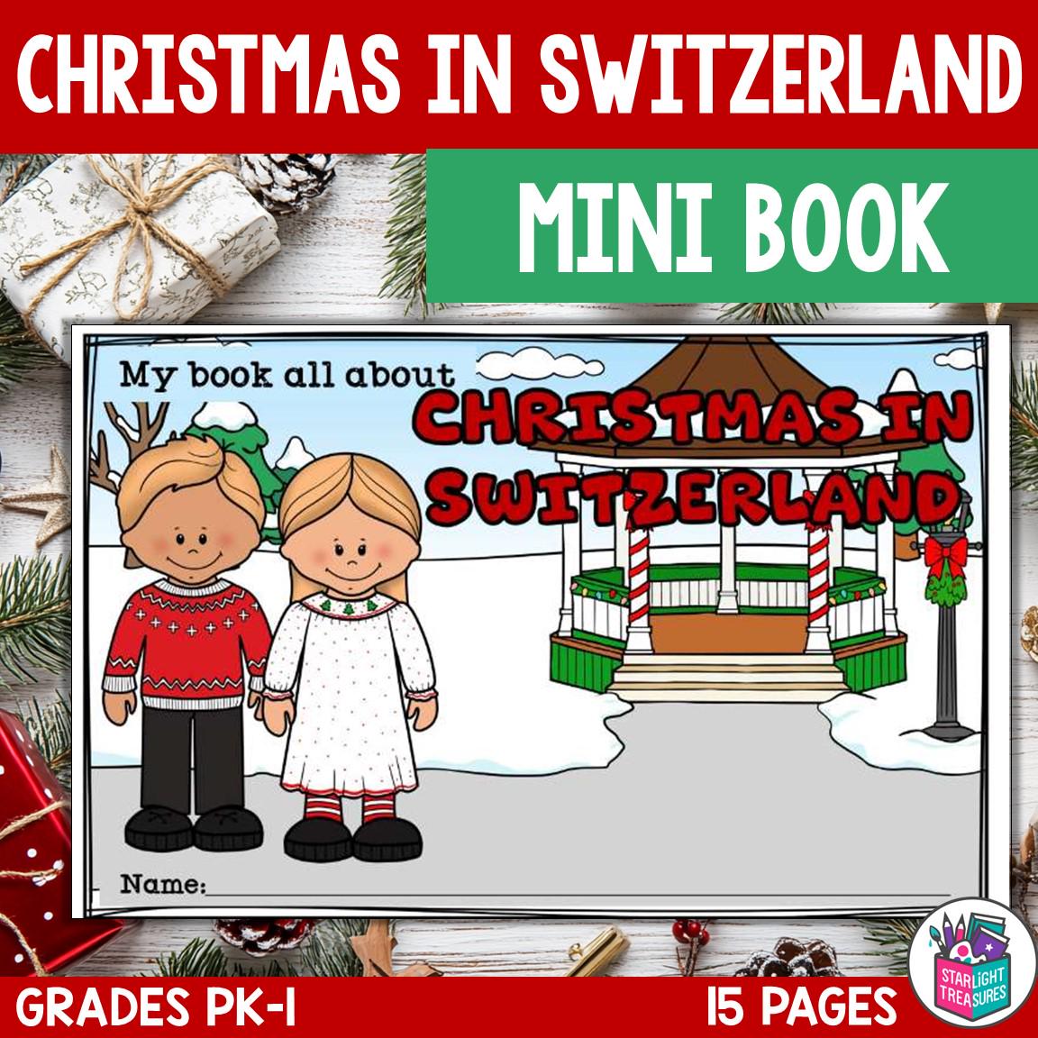 Christmas in Switzerland Mini Book for Early Readers - Christmas ...