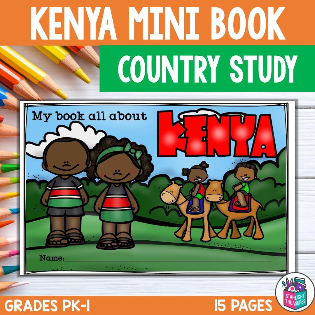 Kenya Mini Book: Early Reader Country Study (digital Download) - Etsy