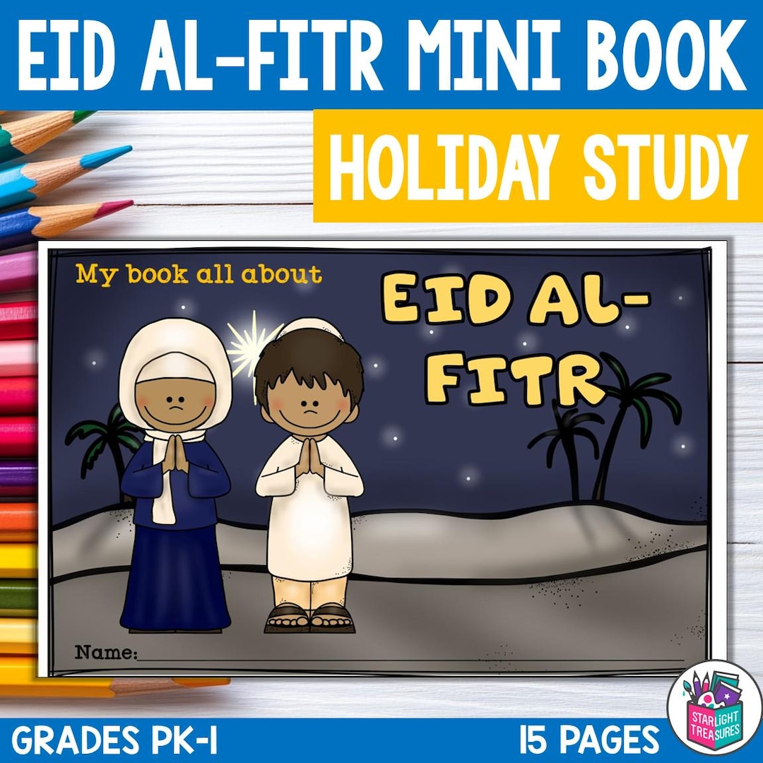 Eid Al-fitr Mini Book for Early Readers, Holiday Study, Islamic Holiday ...