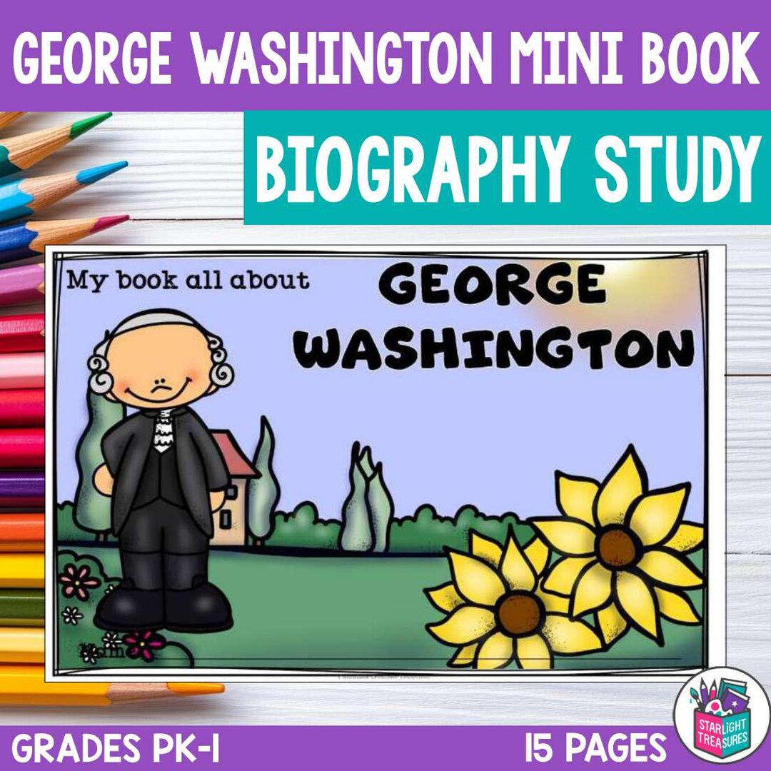 George Washington Mini Book for Early Readers: Presidents' Day(digital ...