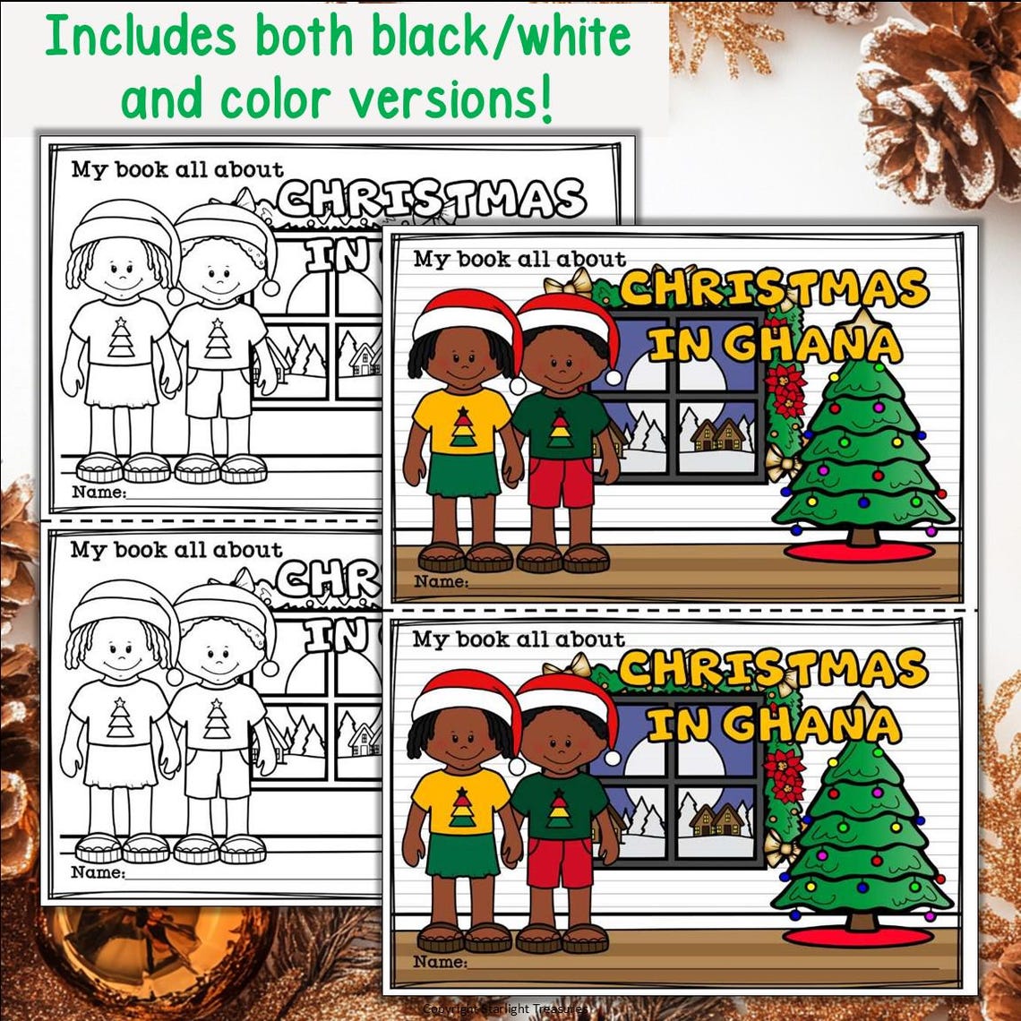 Christmas in Ghana Mini Book for Early Readers - Christmas Activities ...