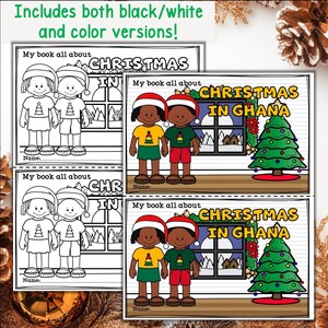 Christmas in Ghana Mini Book for Early Readers - Christmas Activities ...