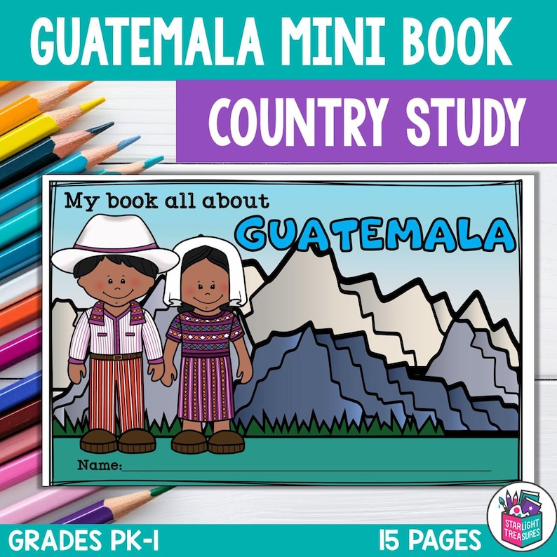 Guatemala Mini Book for Early Readers - A Country Study, Guatemala ...