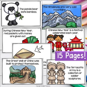 China Mini Book for Early Readers - A Country Study - Etsy