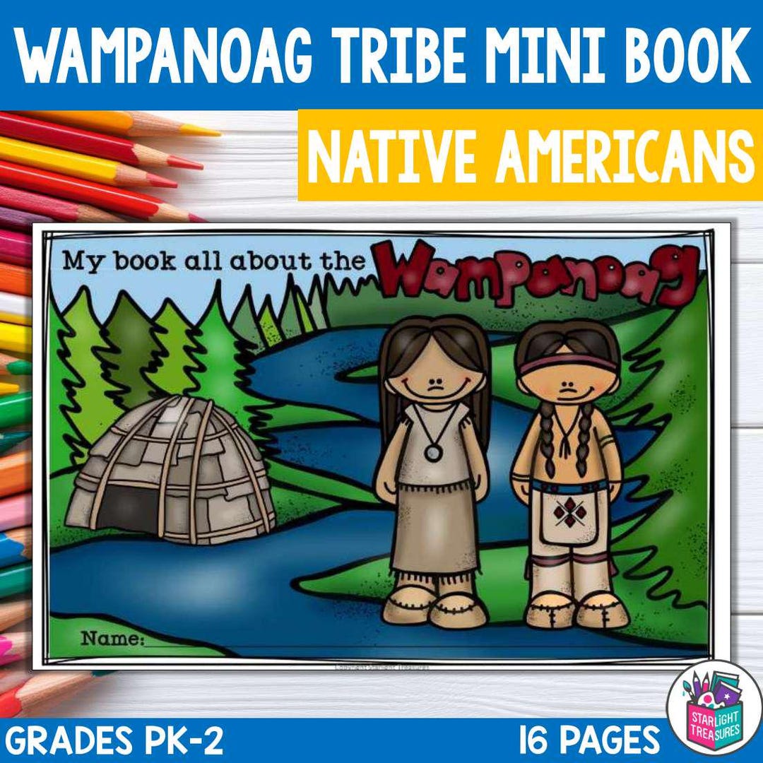Wampanoag Tribe Mini Book for Early Readers - Native American ...
