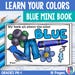 Colors of the Week: Blue Mini Book for Early Readers - Etsy