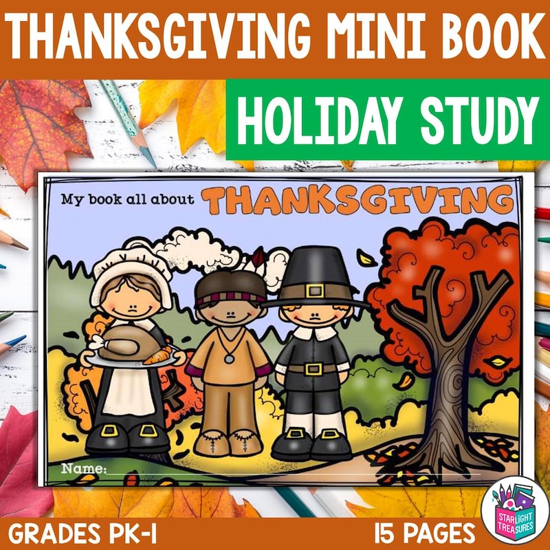 Preschool Thankful Book - Etsy