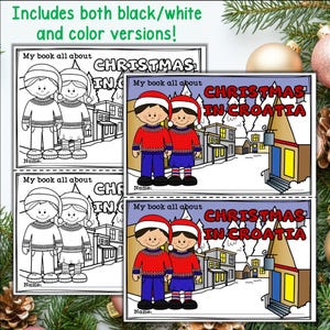 Christmas in Croatia Mini Book for Early Readers - Christmas Activities ...