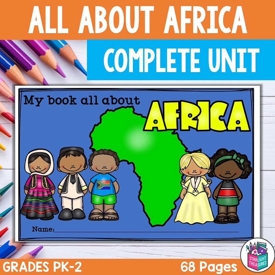 Africa Continent Activity, Early Readers Complete Unit (digital ...