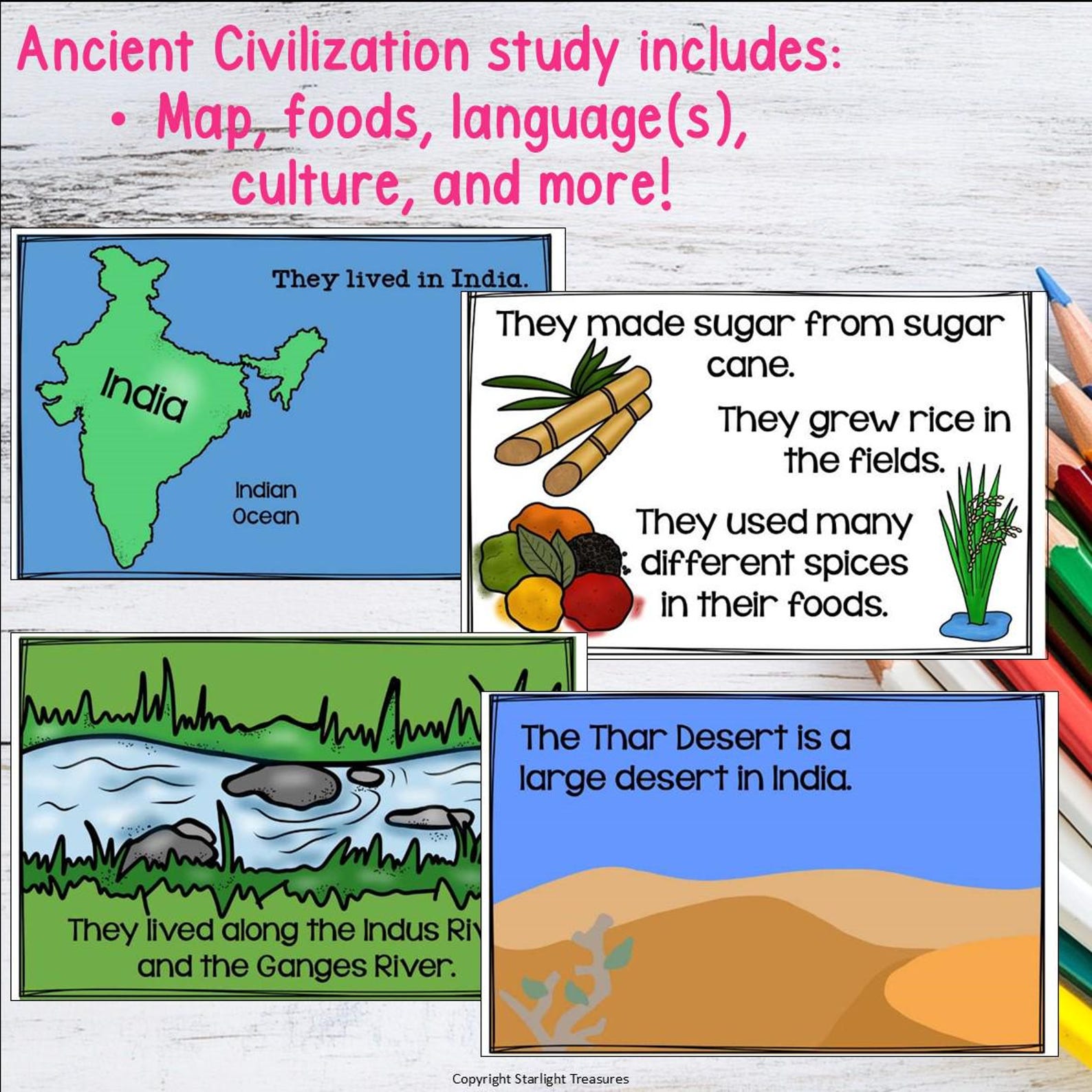 Ancient India Mini Book for Early Readers - Ancient Civilizations ...