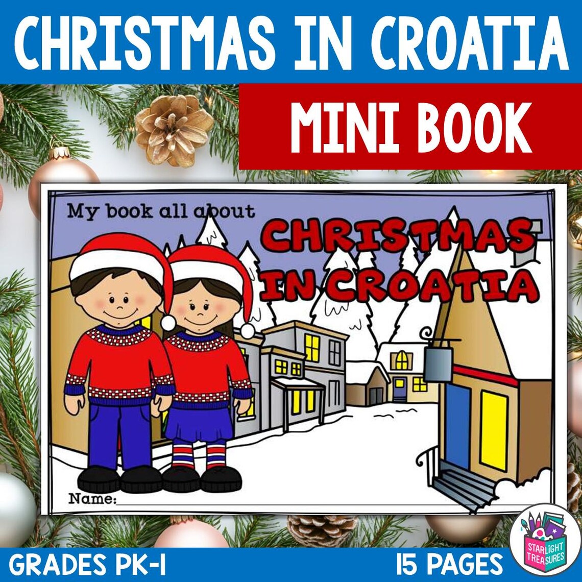 Christmas in Croatia Mini Book for Early Readers - Christmas Activities ...