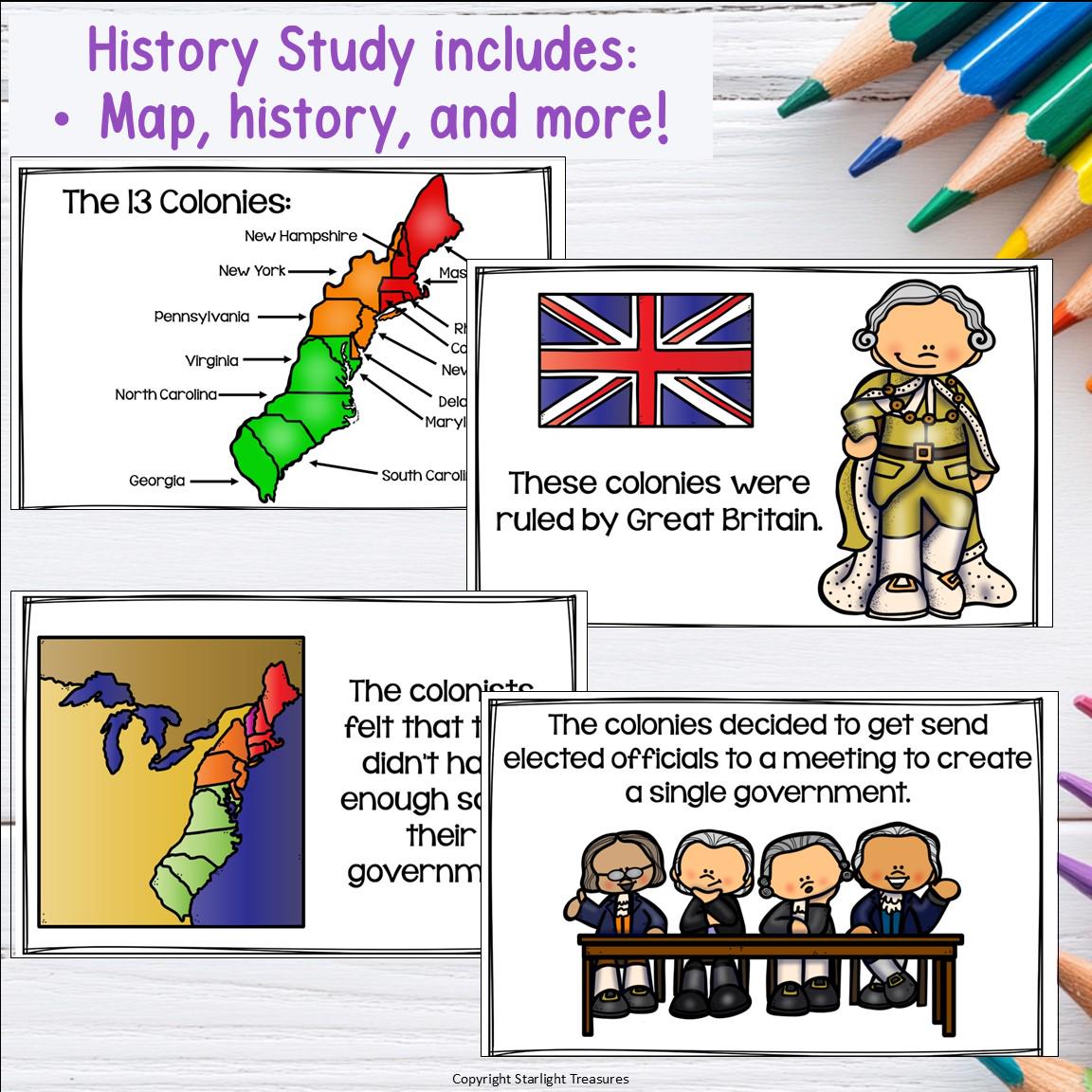 Revolutionary War Mini Book for Early Readers Activity (digital ...