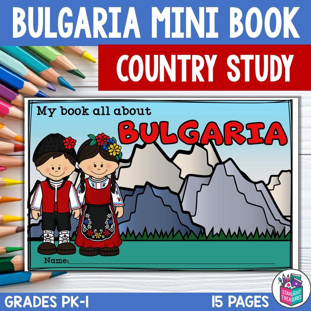 Bulgaria Mini Book: Early Reader Country Study (digital Download) - Etsy