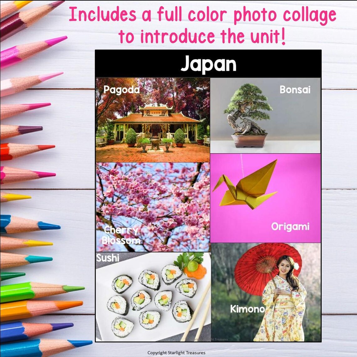 Japan Mini Book for Early Readers - A Country Study Japan Activity for ...
