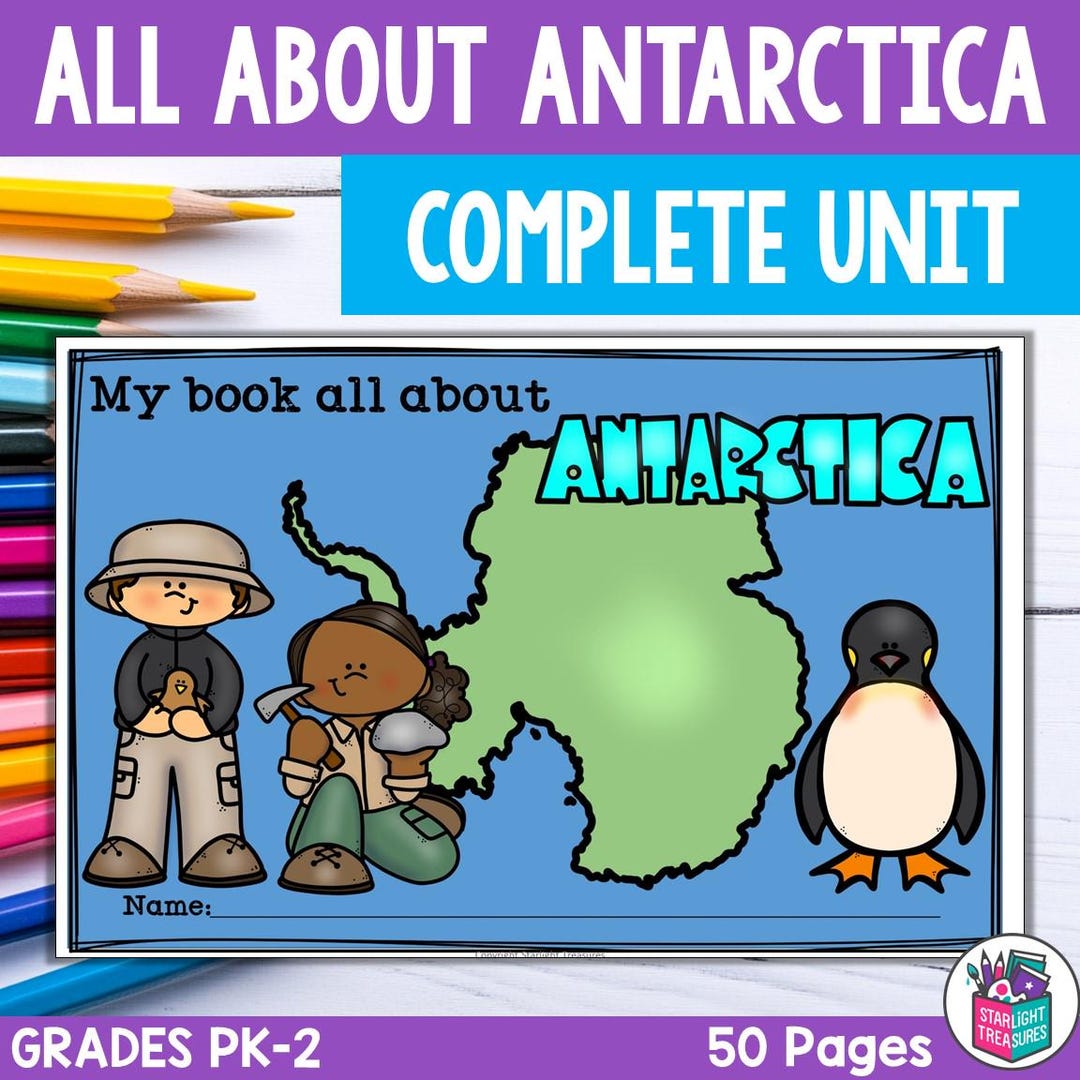 All About Antarctica Complete Unit With Activities for Early Readers ...