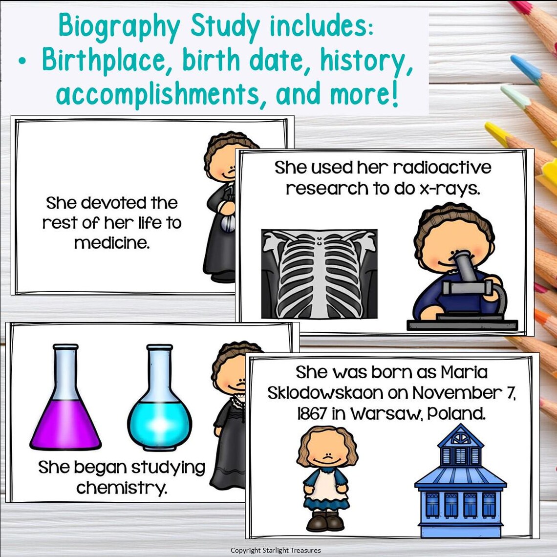 Marie Curie Mini Book for Early Readers: Women's History Month Activity ...