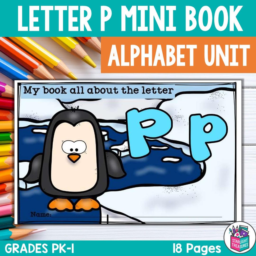 Alphabet Letter of the Week: the Letter P Mini Book, Letter P Mini Book ...