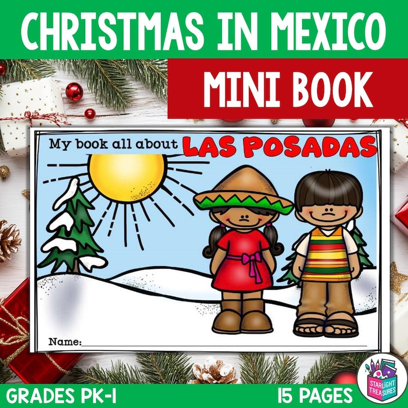 Las Posadas Mini Book: Christmas in Mexico, Early Readers (digital ...