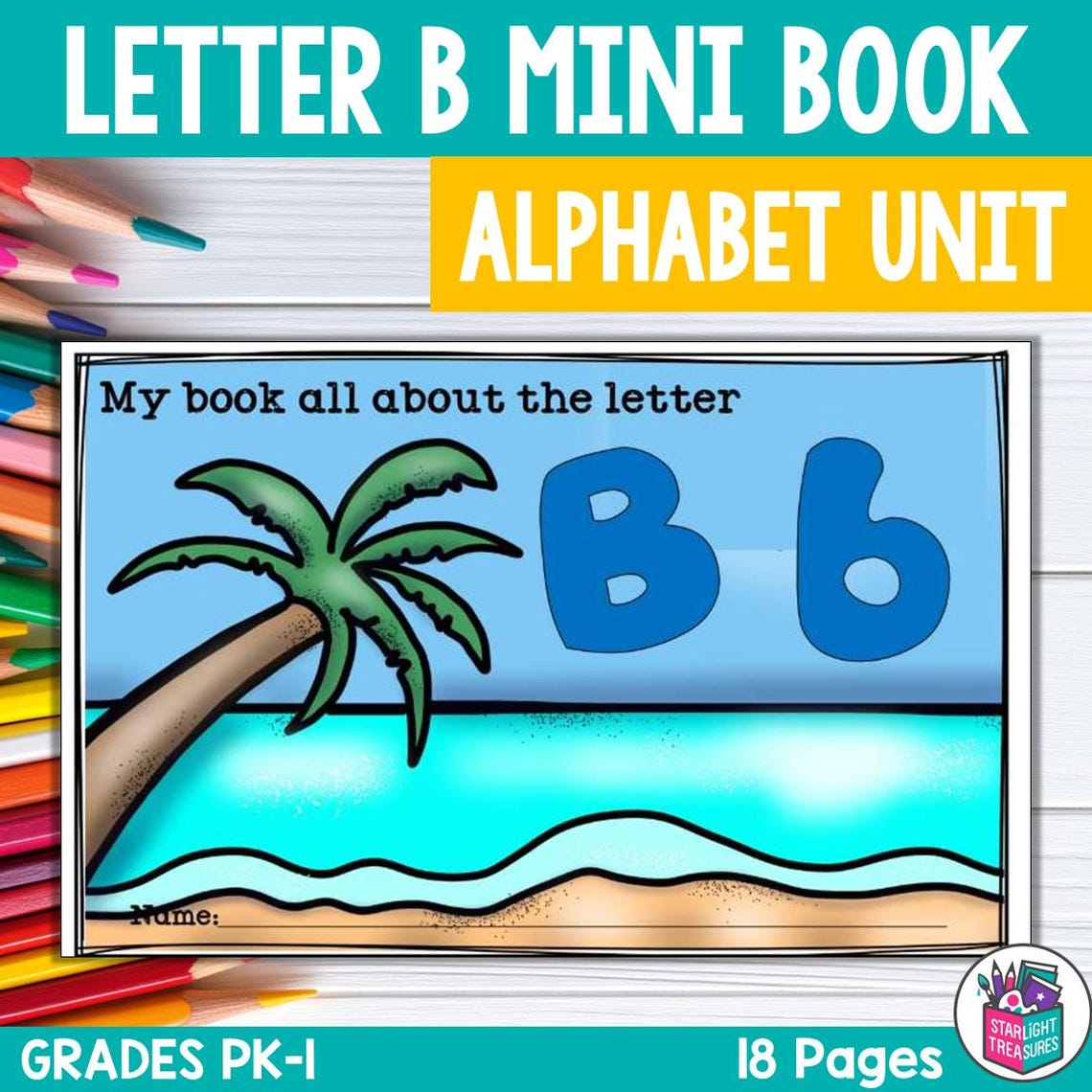 Letter B Mini Book: Alphabet Learning Activity (digital Download) - Etsy