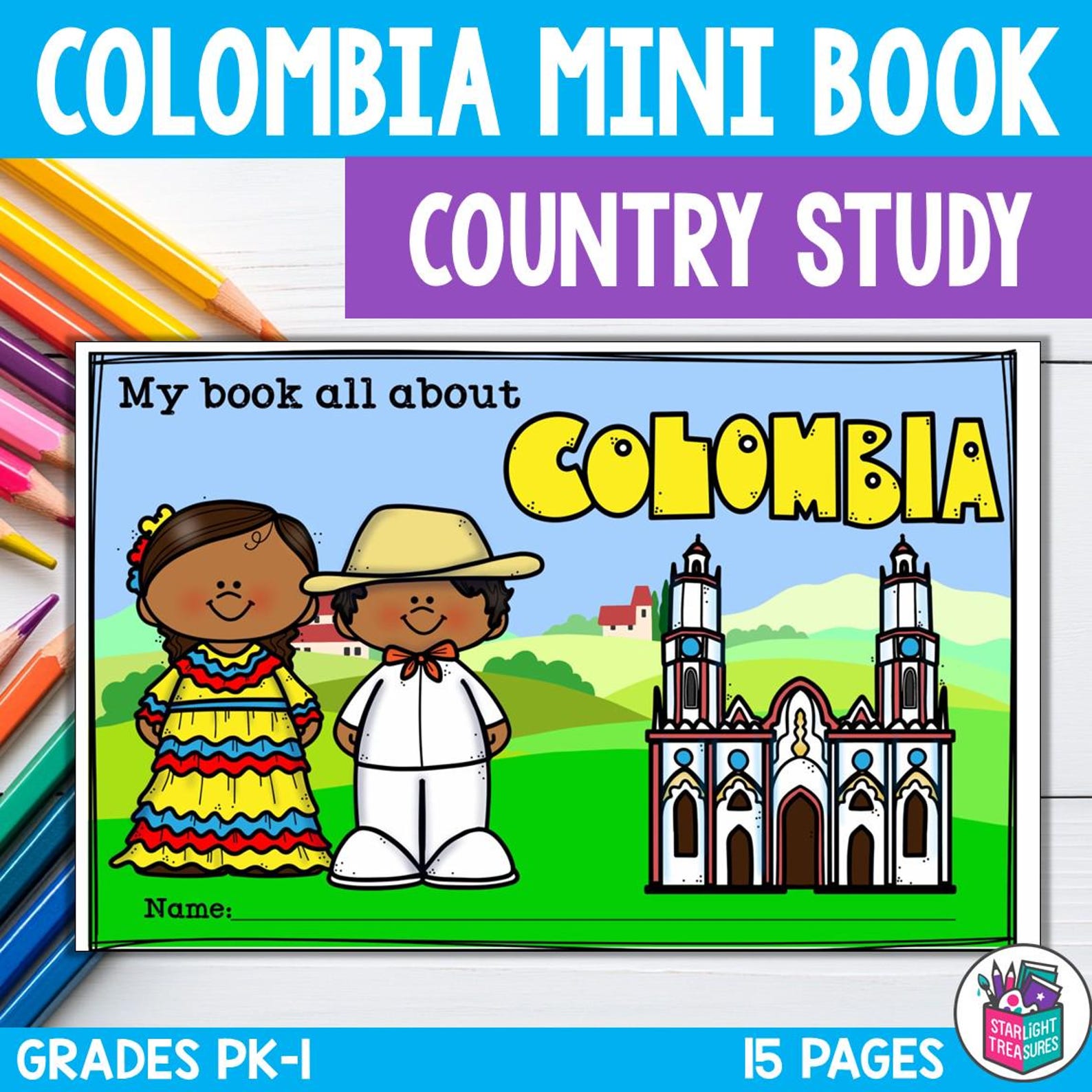 Colombia Mini Book for Early Readers - A Country Study Colombia ...