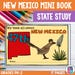 New Mexico Mini Book for Early Readers - A State Study - Etsy