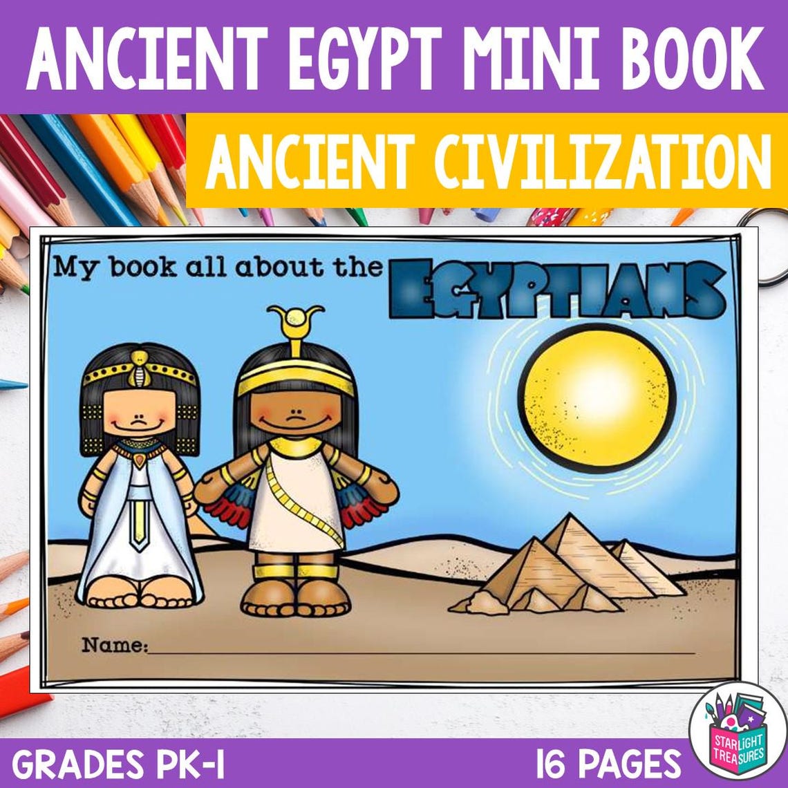 Ancient Egypt Mini Book for Early Readers - Ancient Civilizations ...