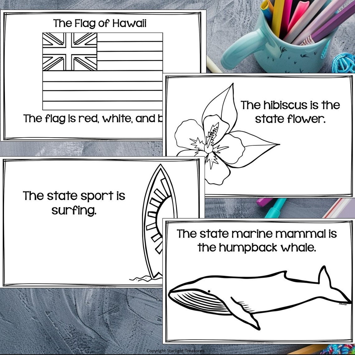 Hawaii Mini Book for Early Readers A State Study - Etsy