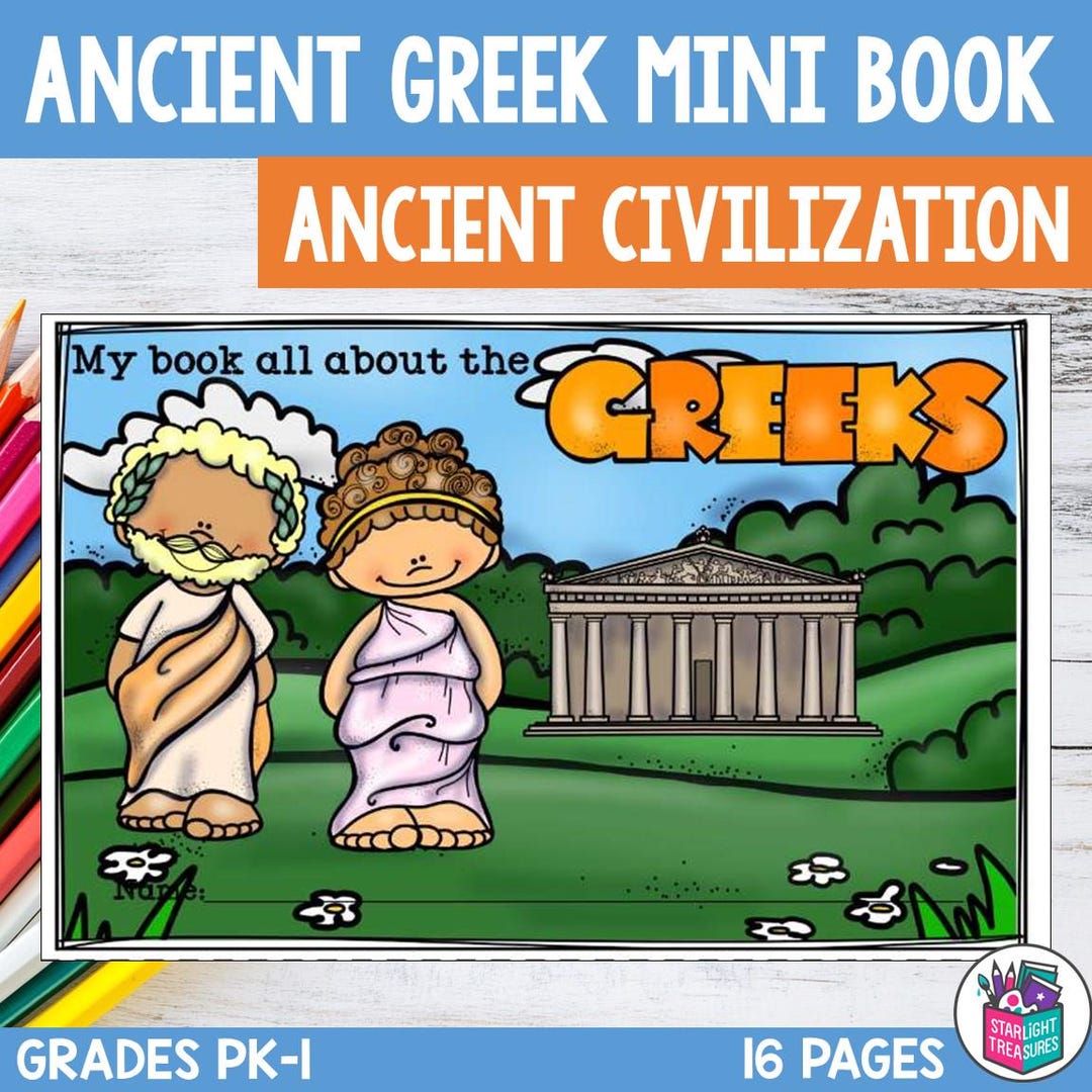 Ancient Greece Mini Book for Early Readers - Ancient Civilizations ...