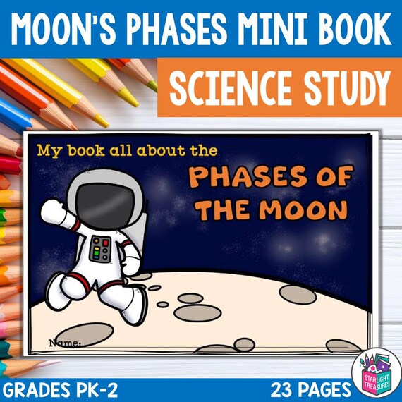 Moon Phases Mini Book Kindergarten
