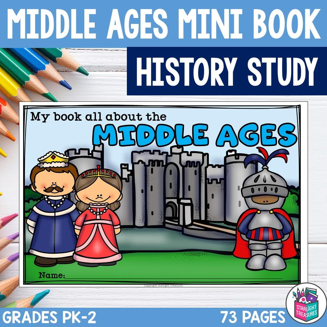 Middle Ages Mini Book for Early Readers - Medieval Times, Knights ...